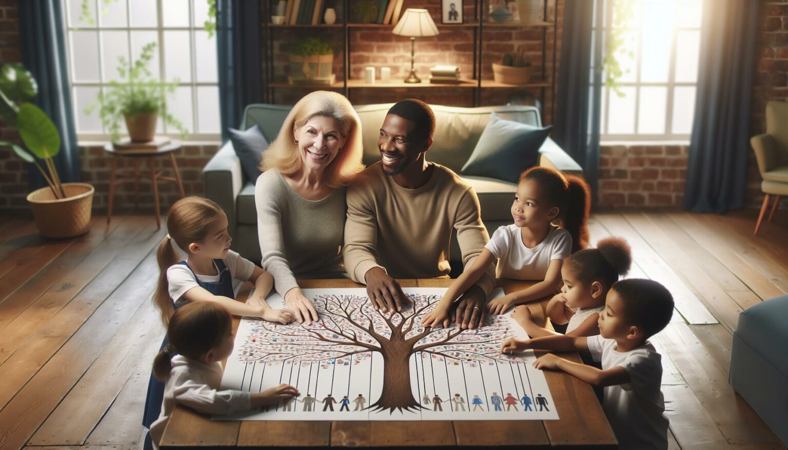 Free Blended Family Tree Templates: 3 Easy Ways to Map Modern Family ...